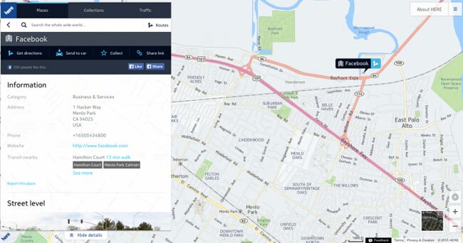 Facebook integrates Here Maps with its mobile app - India Today